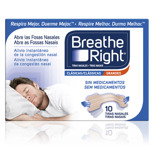 Breathe Right® Tiras Nasales Clásicas