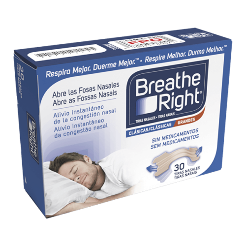 Breathe Right® Tiras Nasales Clásicas